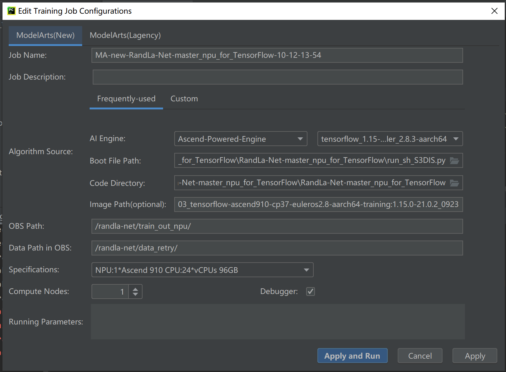 【众智】【上海交通大学】【randla Net】npu训练报错:cannot Allocate Memory In Static Tls Block · Issue I4dj2r
